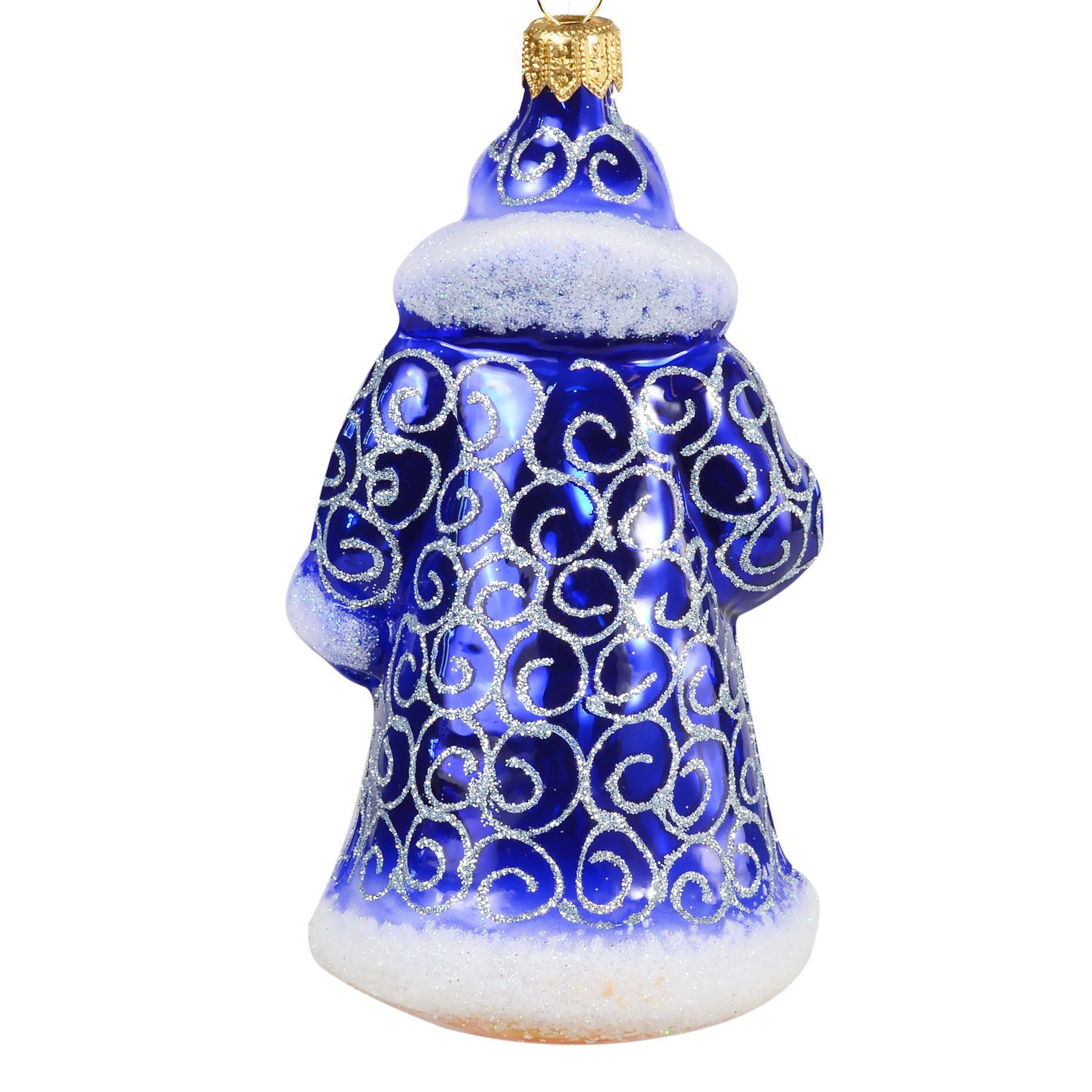 Christmas Ornaments World. Hand Made Glass Christmas Ornament Santa Claus